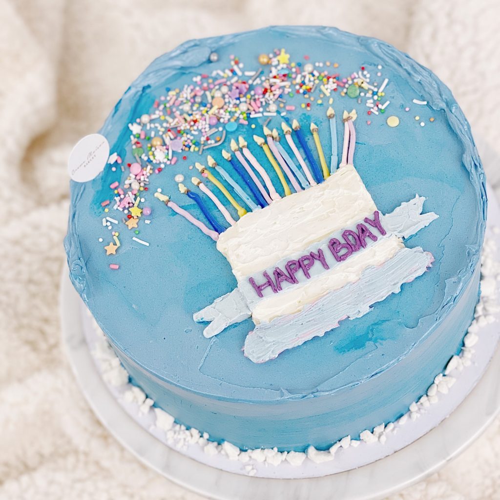 Milan Sparkles – Sparkle Candle Cake - Creme Maison Bakery
