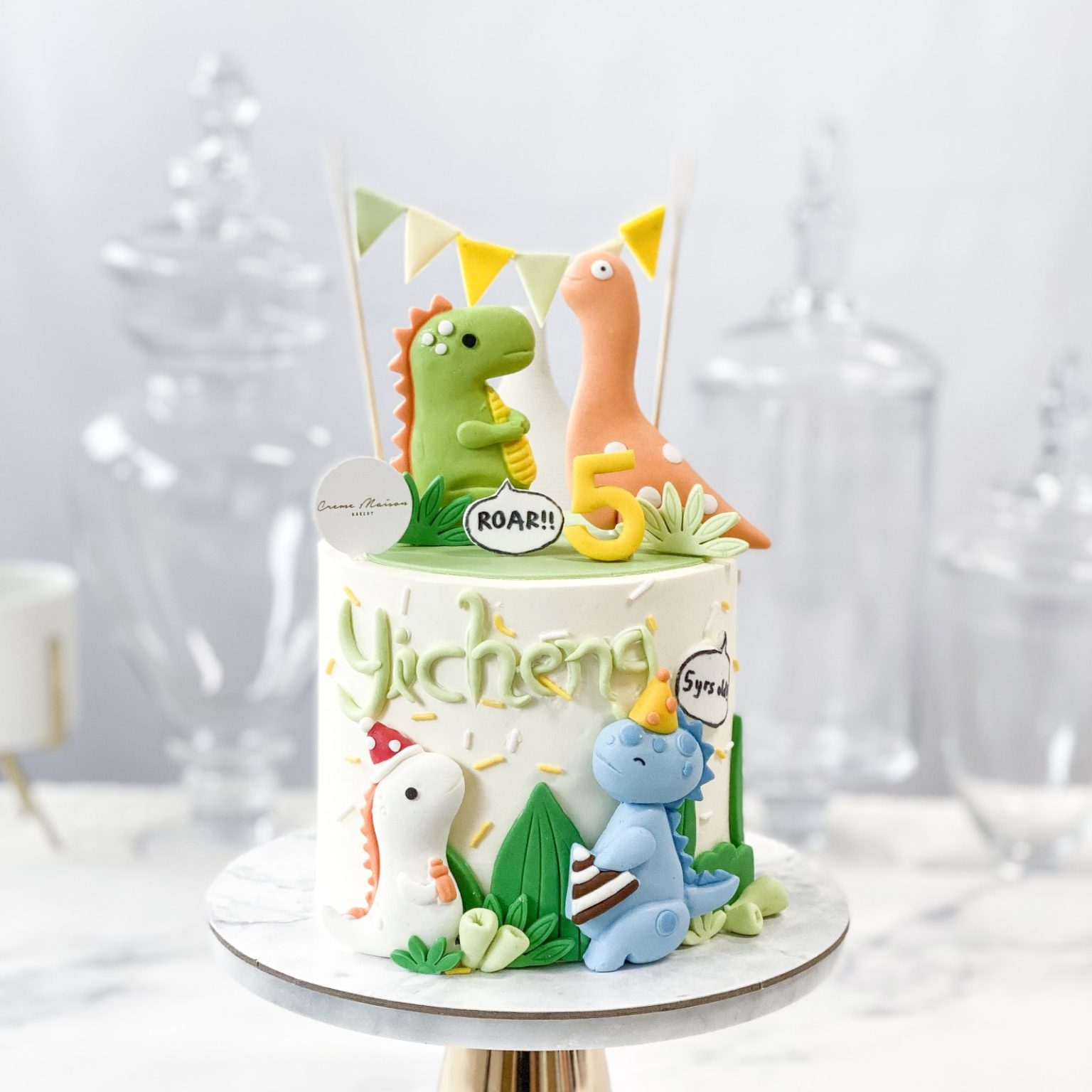 Roaring Dino - Dinosaur Cake • Dinosaur Cakes