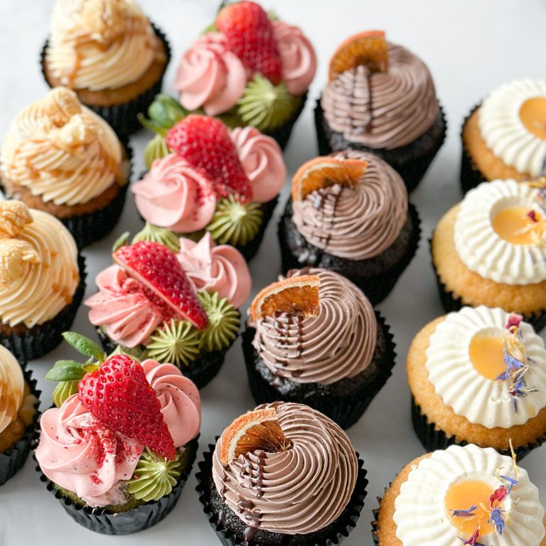 Garden Medley – Fruits Gourmet Cupcakes - Creme Maison Bakery