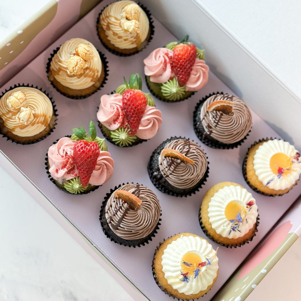 Garden Medley – Fruits Gourmet Cupcakes - Creme Maison Bakery
