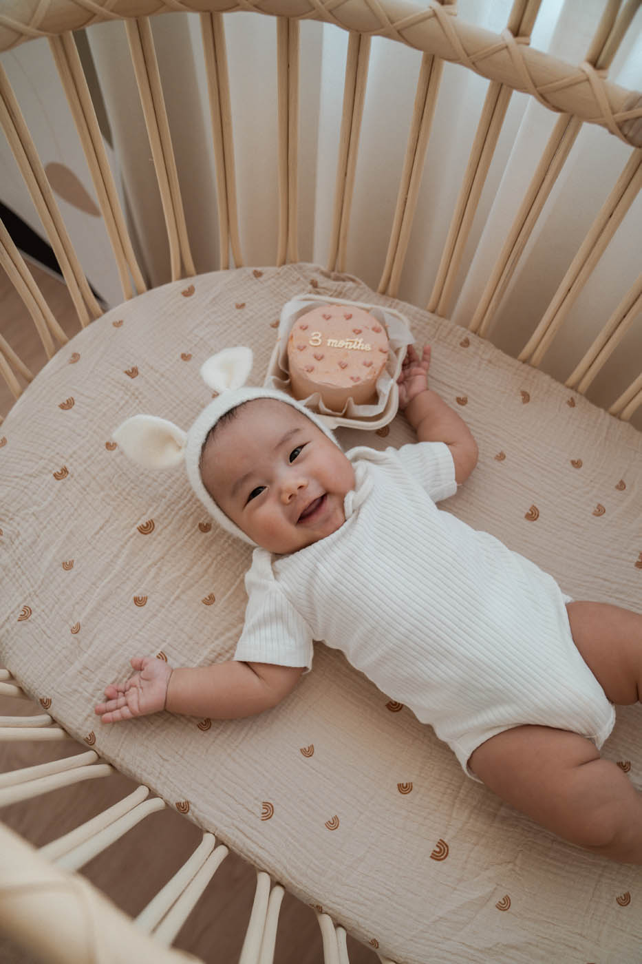 Baby Milestone Bento Cakes - Creme Maison Bakery