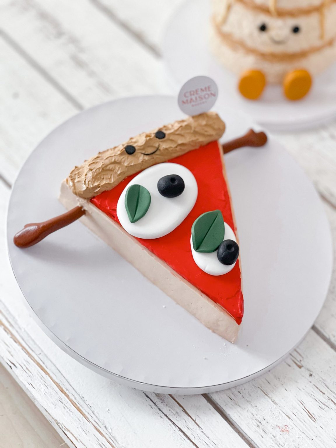 Jellycat Inspired Pizza Cake - Creme Maison Bakery